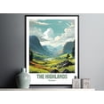 Beautiful Wall Poster Of The Highlands In Scotland Nature Landscape ...