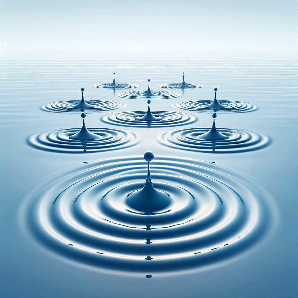 Beautiful Water Droplets Creating Ripples 500 Piece Wooden Jigsaw ...