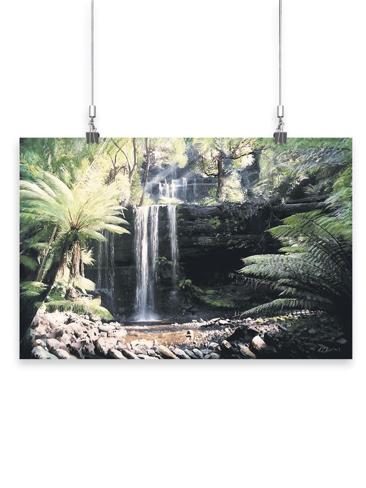 Beautiful Waterfall Poster - Anthony Chirstou Designs, - Walmart.com