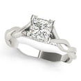 Beautiful Wedding Ring, Twisted Shink Engagement Ring, 1.3 Ct Princess ...