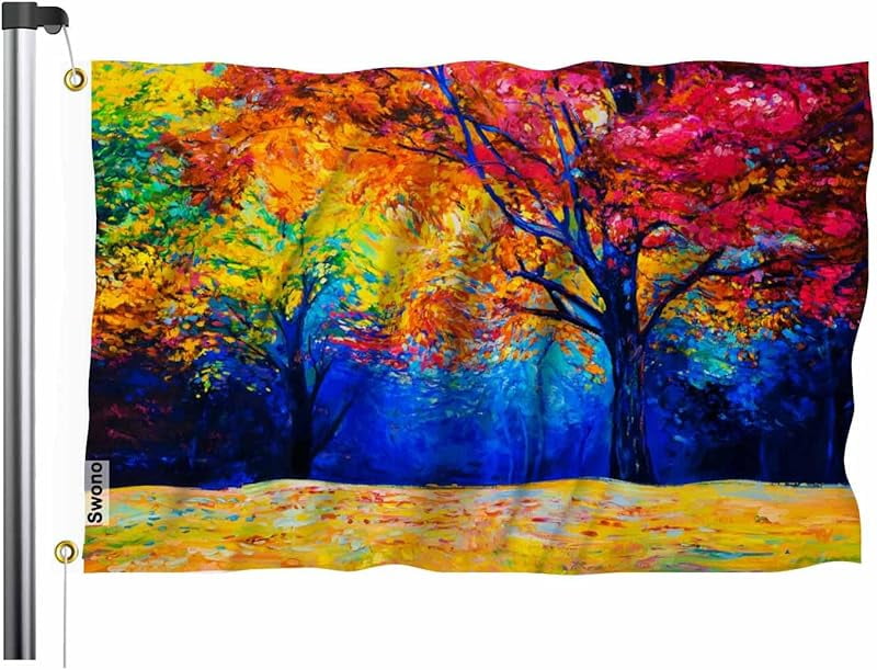 Beautiful Wildflowers Flag 3x5 Ft Chamomile Purple Vetch Morning ...