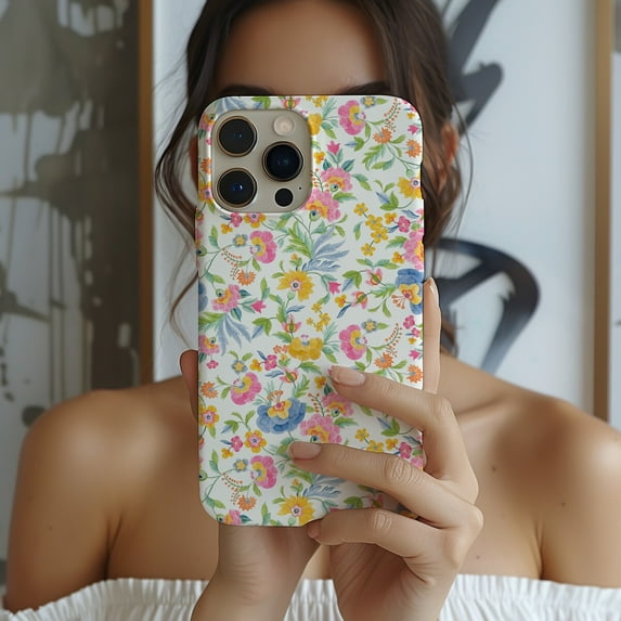 Beautiful Wildflowers Phone Case with a Colorful Floral Meadow Design ...