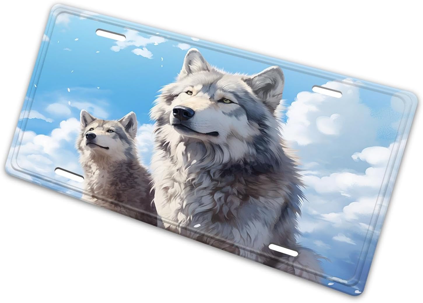 Beautiful Wolves Snow Winter Landscape Wolf Animal Creative License ...