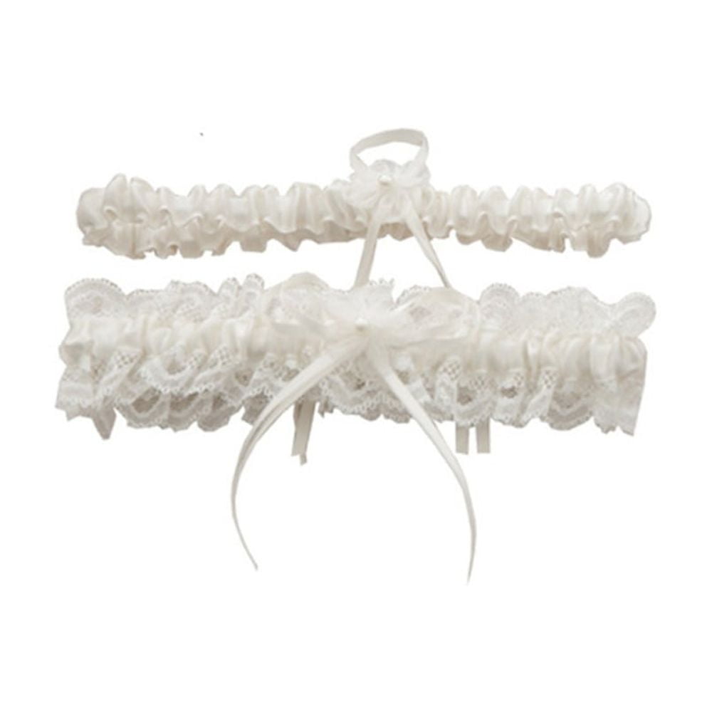 Beautiful Women's Garter Belt Bride Souvenirs Bowknot Wedding Lace ...