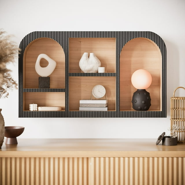 Beautiful Wooden Wall Mounted Cubby Shelf 30.5" X 18.25" - Walmart.com