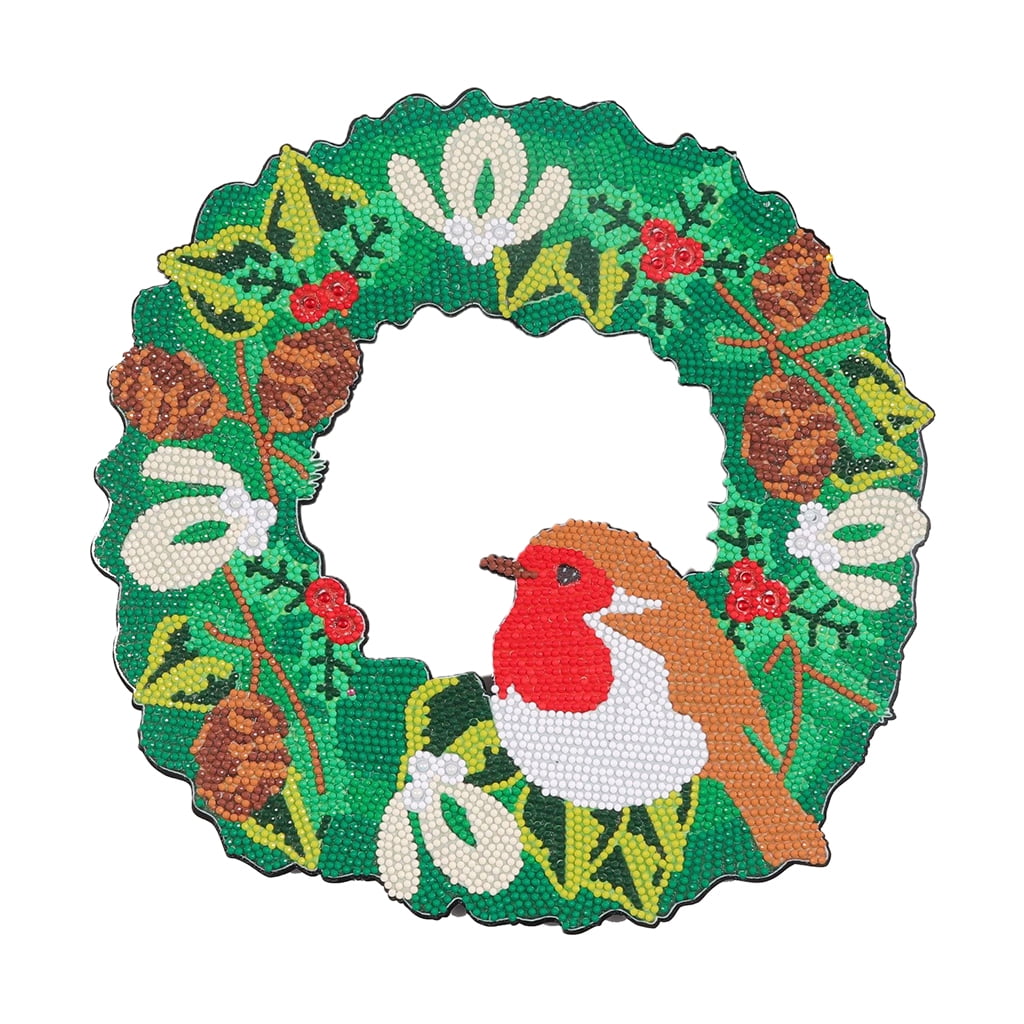 Beautiful Wreath Diamond Painting Kit Full Drill 5D Diamond Painting ...