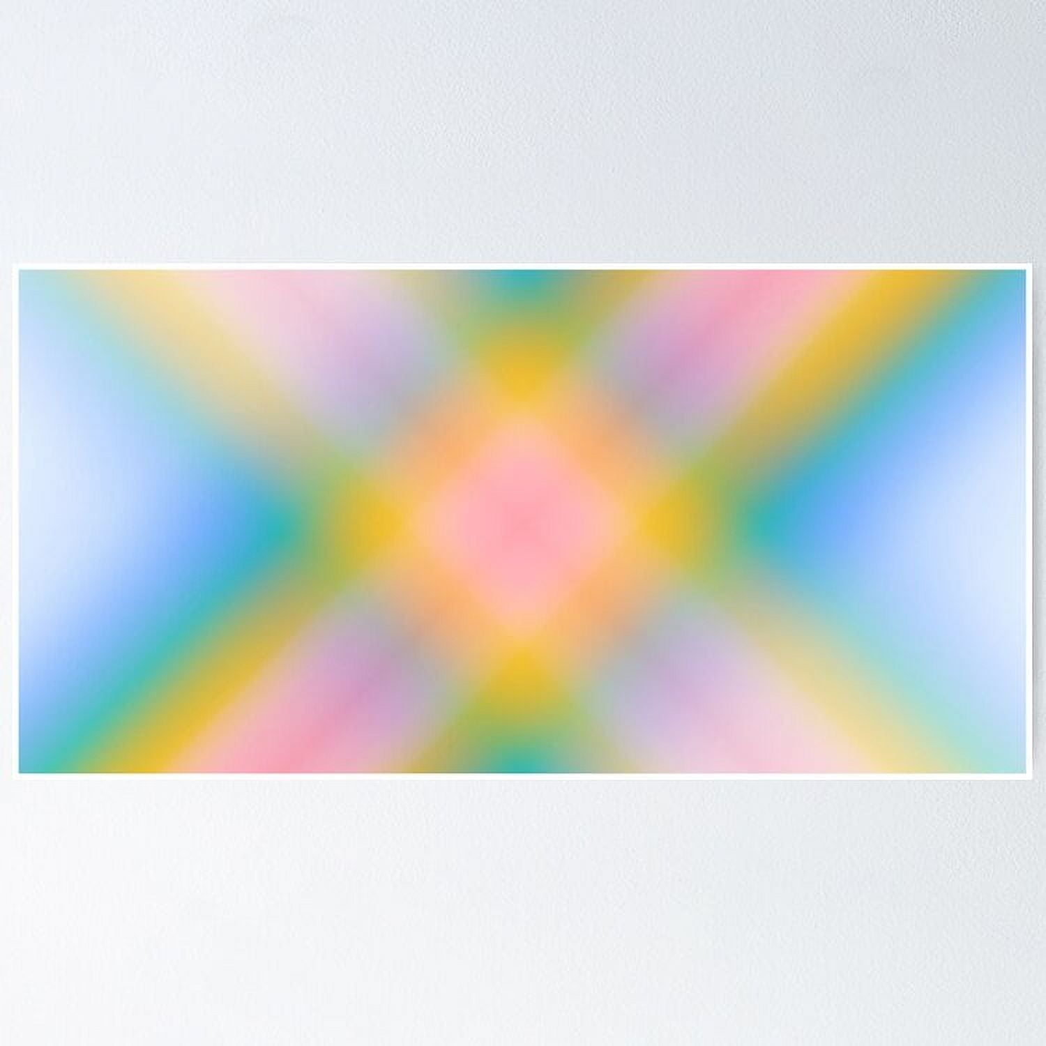 Beautiful abstract and colourful background UNFRAMED Poster, 16x24 ...