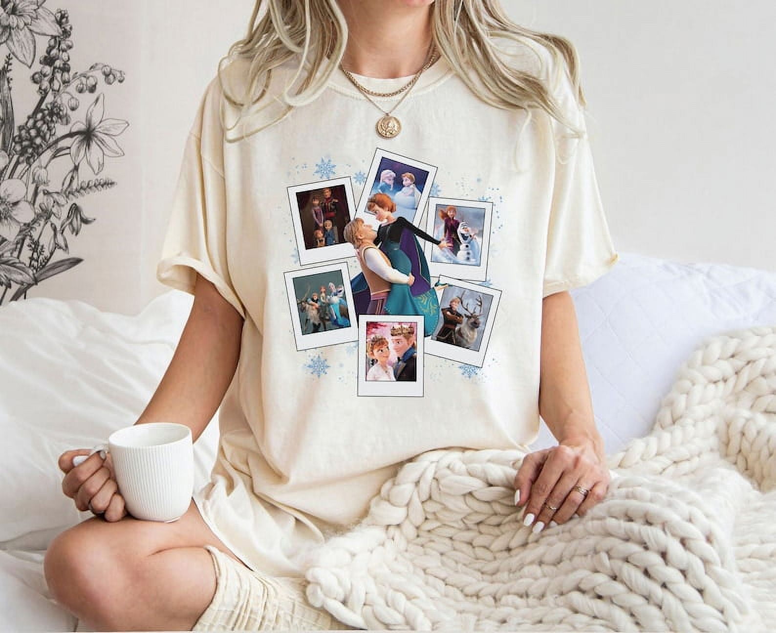 Beautiful comfort colors model, Frozen His Anna And Her Kristoff T ...