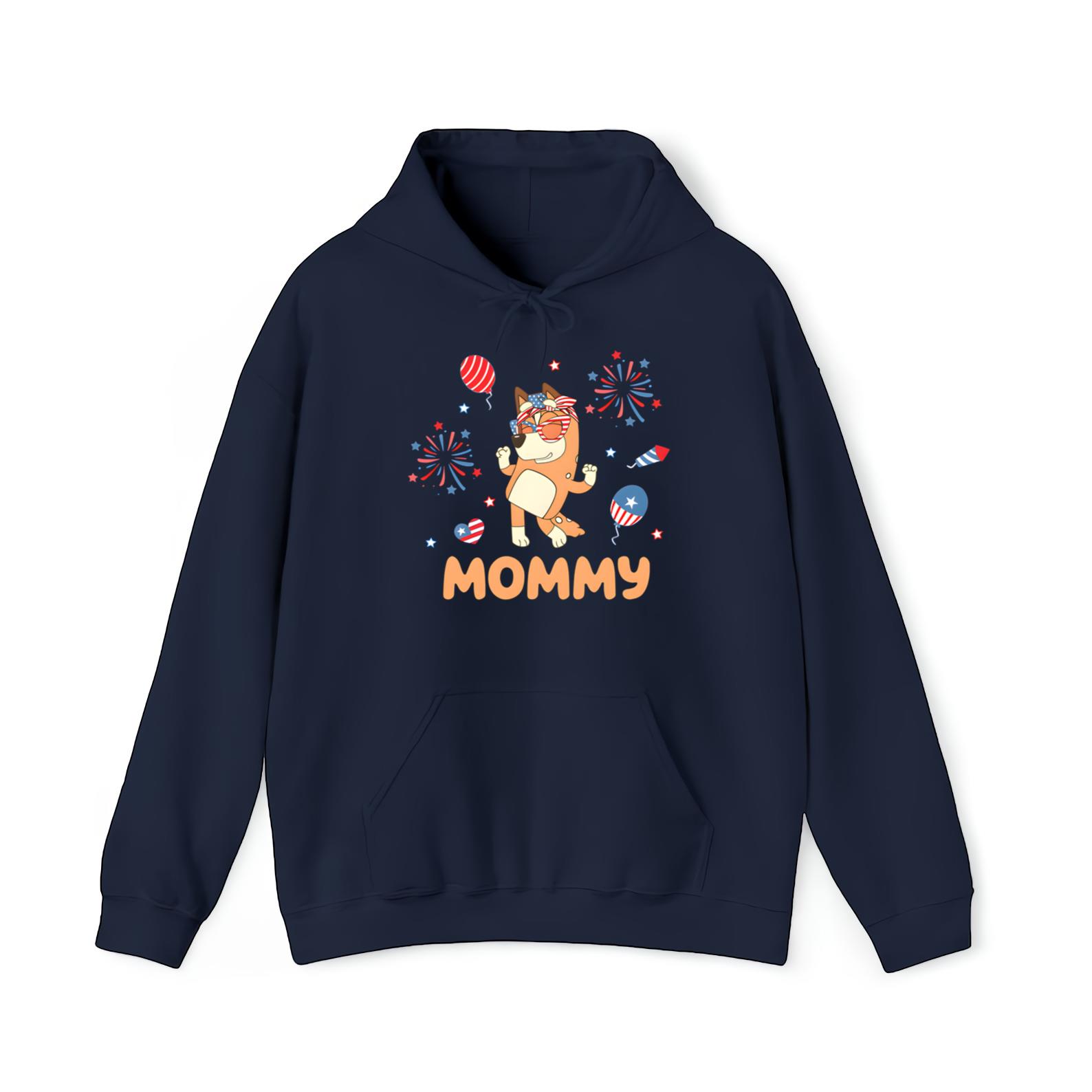 Beautiful comfort shirt model, Mommy 4th of July Comfort Colors Bluey ...