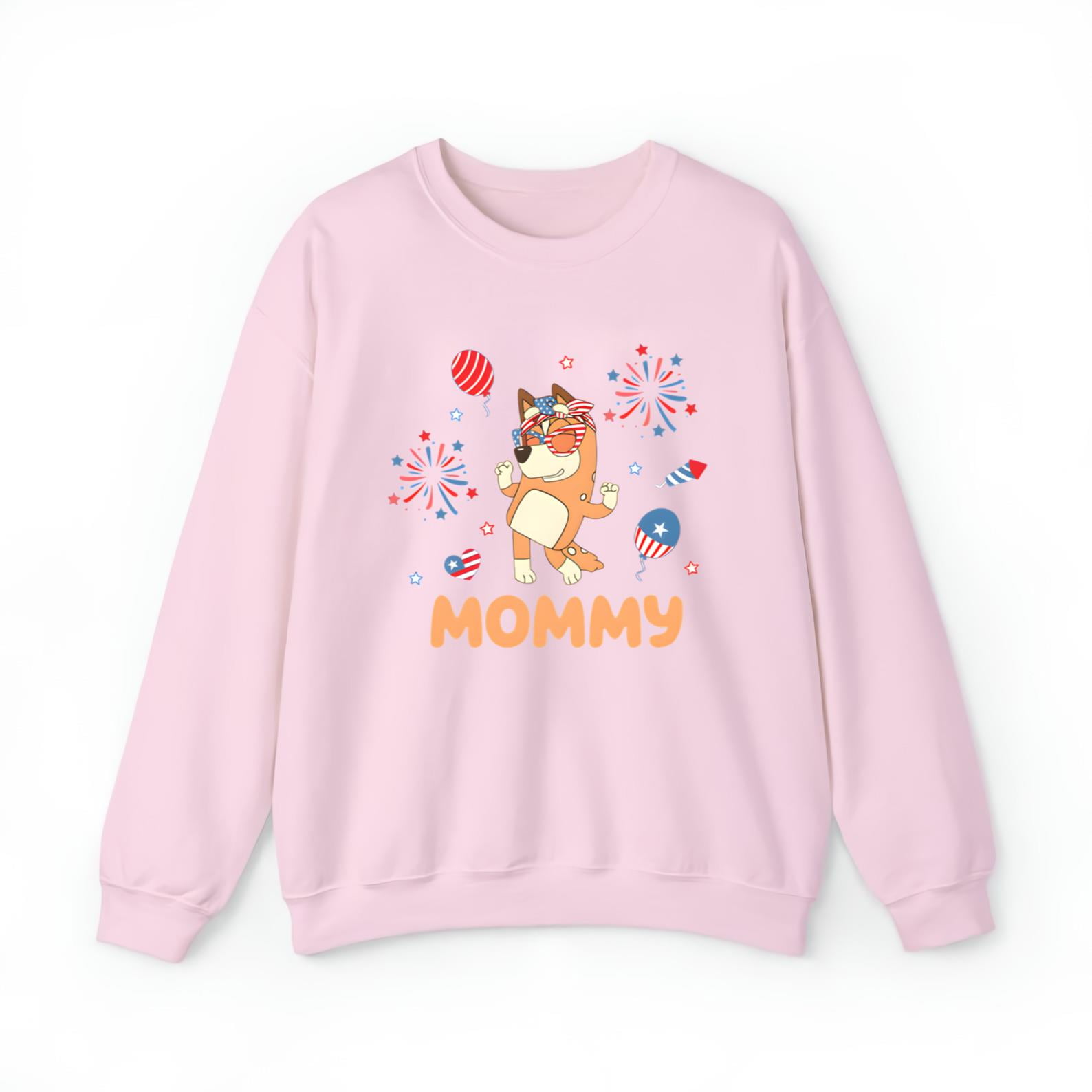 Beautiful comfort shirt model, Mommy 4th of July Comfort Colors Bluey ...