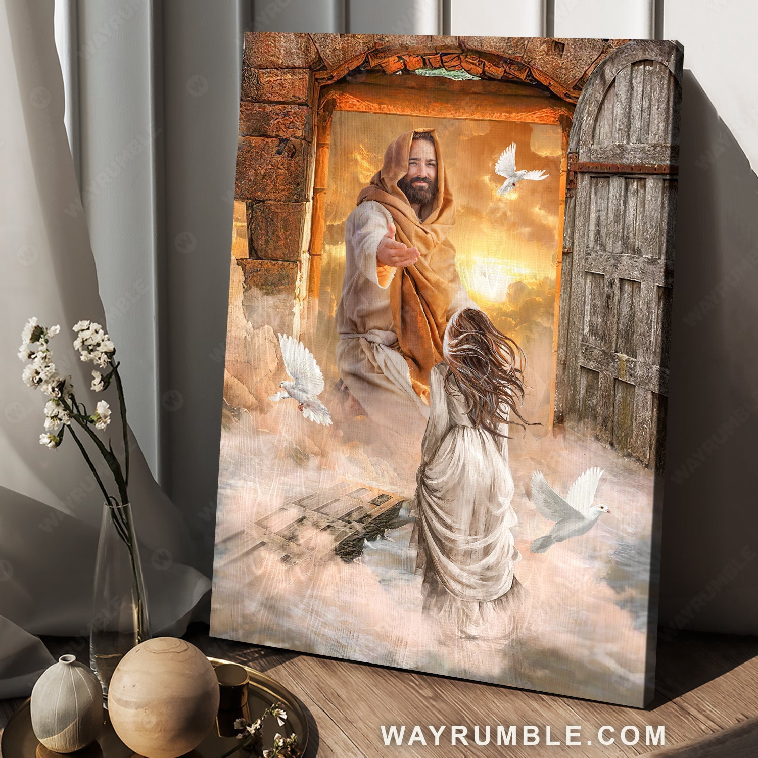 Beautiful day, Pretty girl, The passion of Jesus, Heaven painting ...