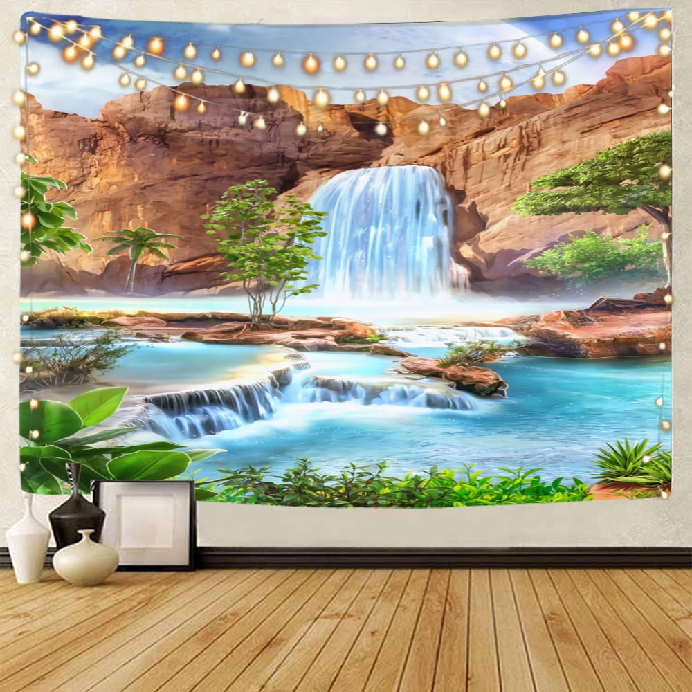 Beautiful landscape background decoration tapestry dreamy natural ...
