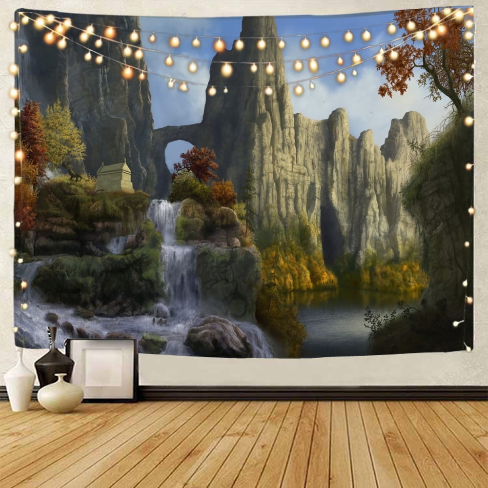 Beautiful landscape background decoration tapestry dreamy natural ...