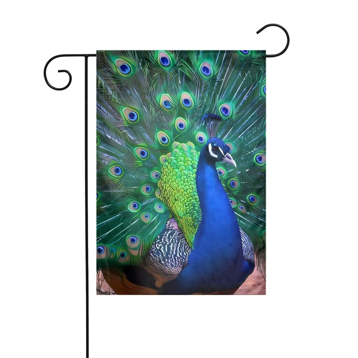 Beautiful peacock Versatile Garden Flags for Outside - Welcome Yard ...