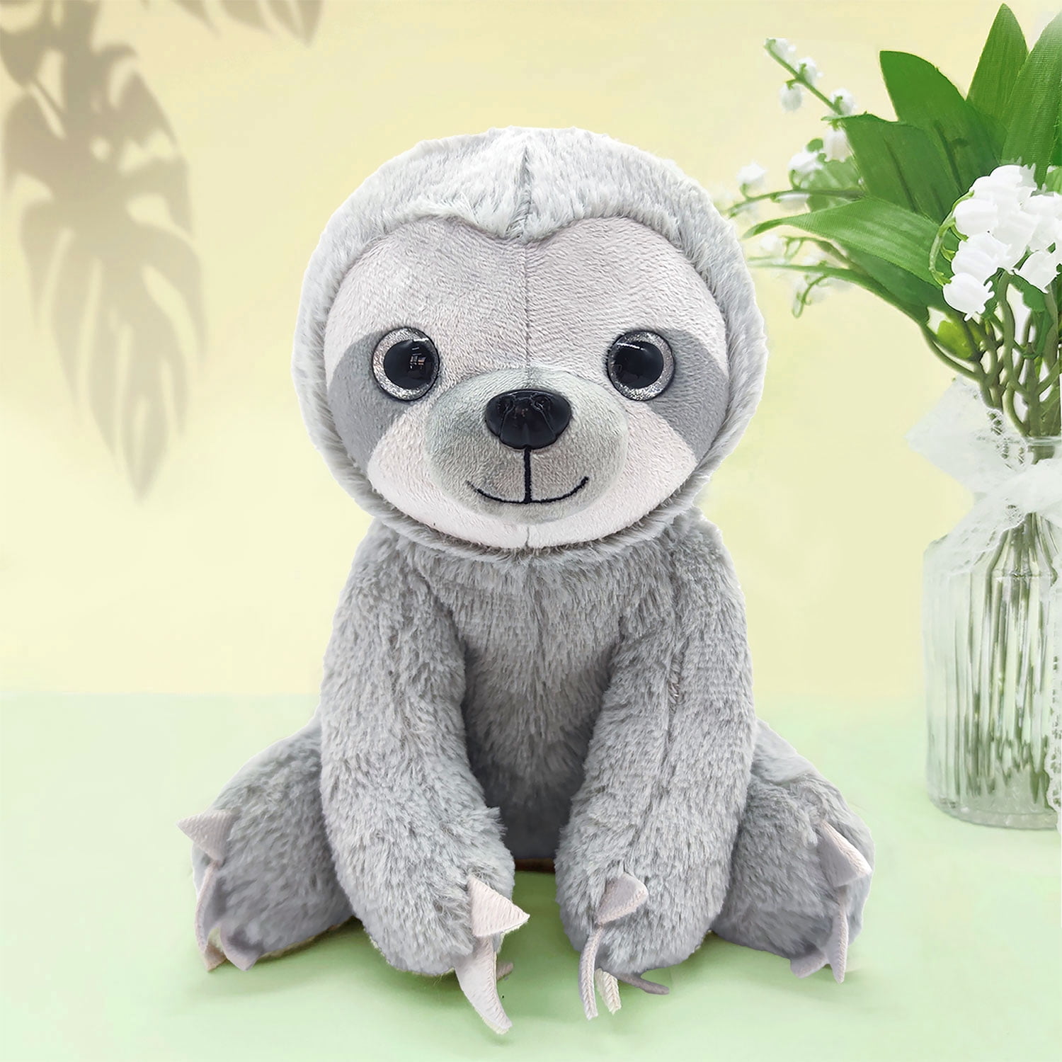 Beautiful sloth simulation plush toy 25 cm sloth doll gift cloth doll ...