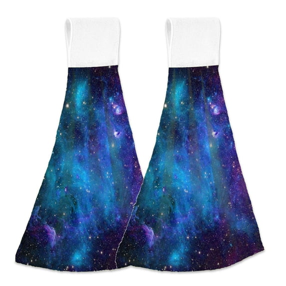 Beautiful space, stars, planets, cosmos Hanging Kitchen Hand Towels ...