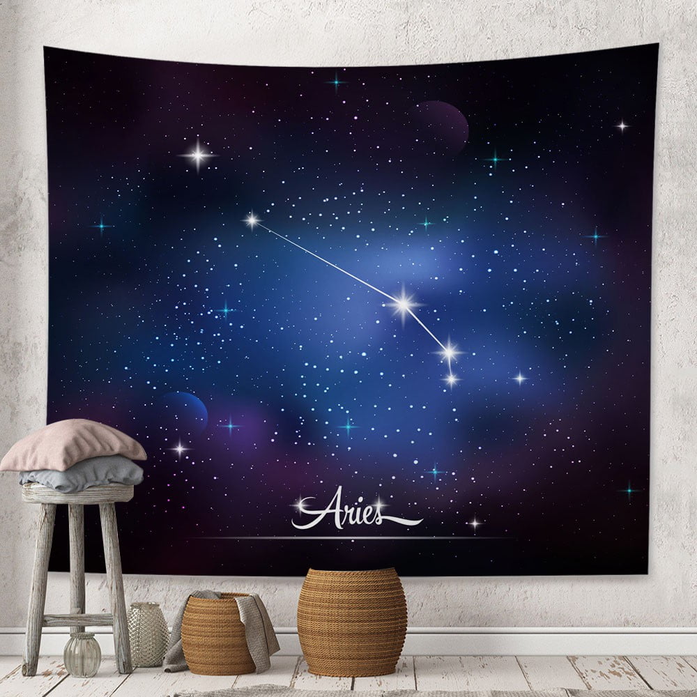 Beautiful tellations Starry Sky Tapestry Background Cloth Bedroom Home ...