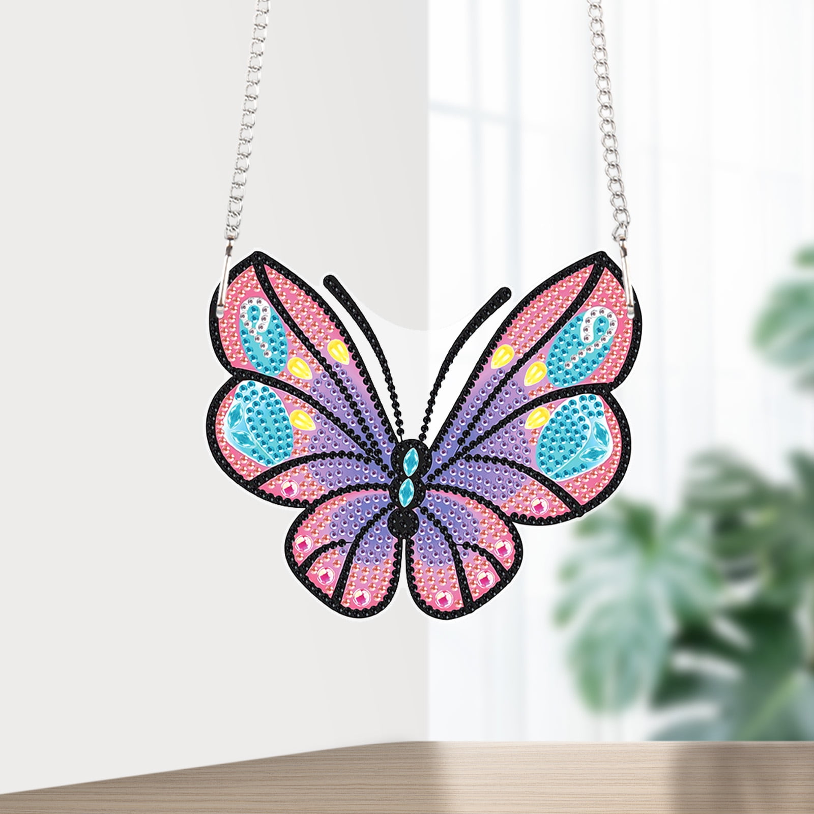 Beautiful unfolding butterfly diamond art painting kit wall hanging ...