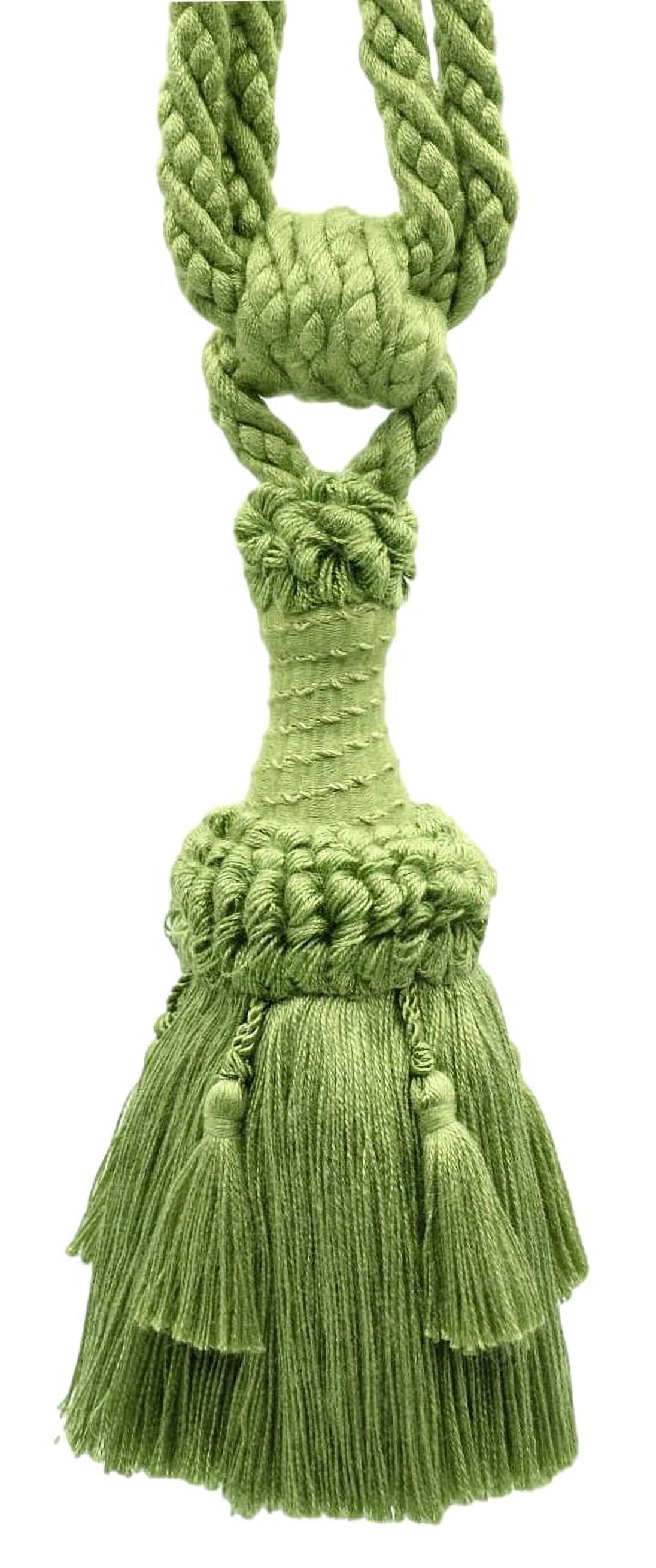 Beautifully Handcrafted Curtain & Drapery Tassel Tieback with Matte ...