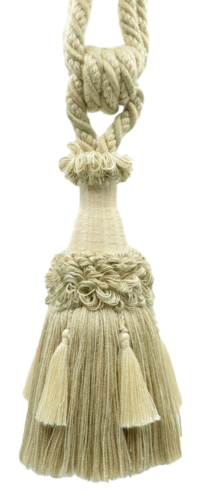 DECOPRO Beautifully Handcrafted Curtain & Drapery Tassel Tieback with ...