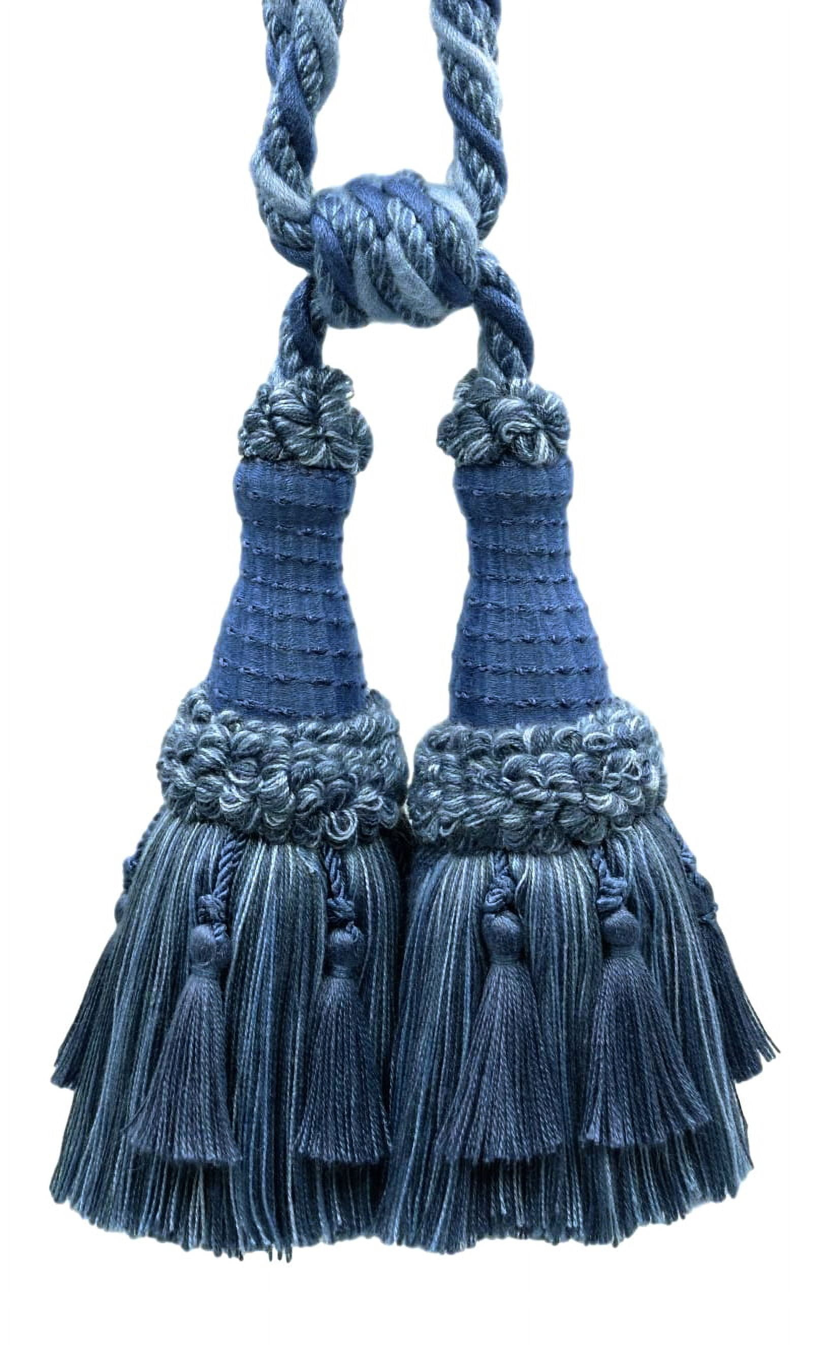 Beautifully Handcrafted Curtain & Drapery Tassel Tieback with Matte ...