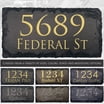 Beautifully Handcrafted and Customizable Slate Home Address Plaque (16 ...