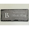 Beautifully Handcrafted and Customizable Slate Home Address Plaque (18 ...
