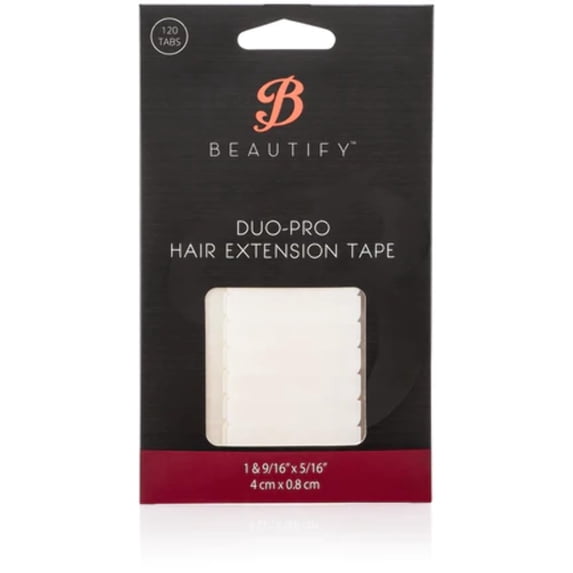 Beautify Duo Pro Hair Extension tape tabs 120 tabs - Walmart.com