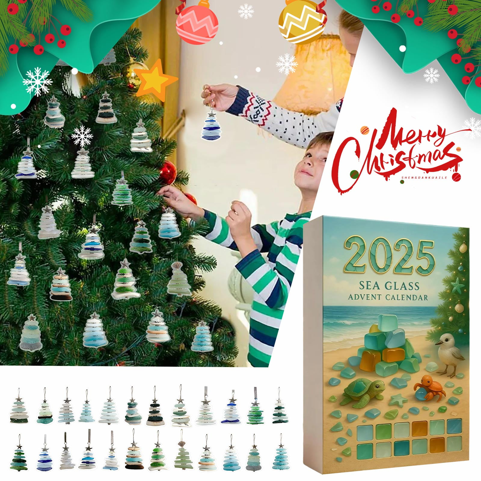 Beauty Advent Calendar 2025 Exquisite Calendar Stone Blinds Box ...