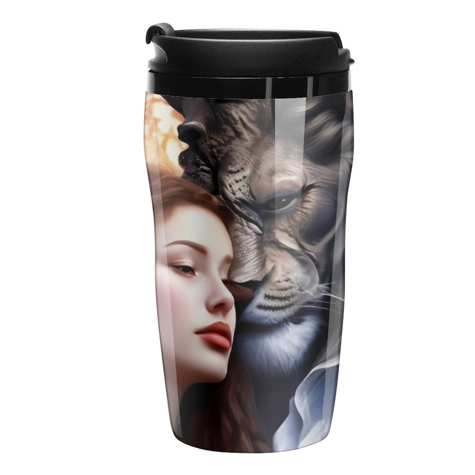 Beauty And Beast C Travel Coffee Tumbler Reusable Cup for Coffee or Tea ...