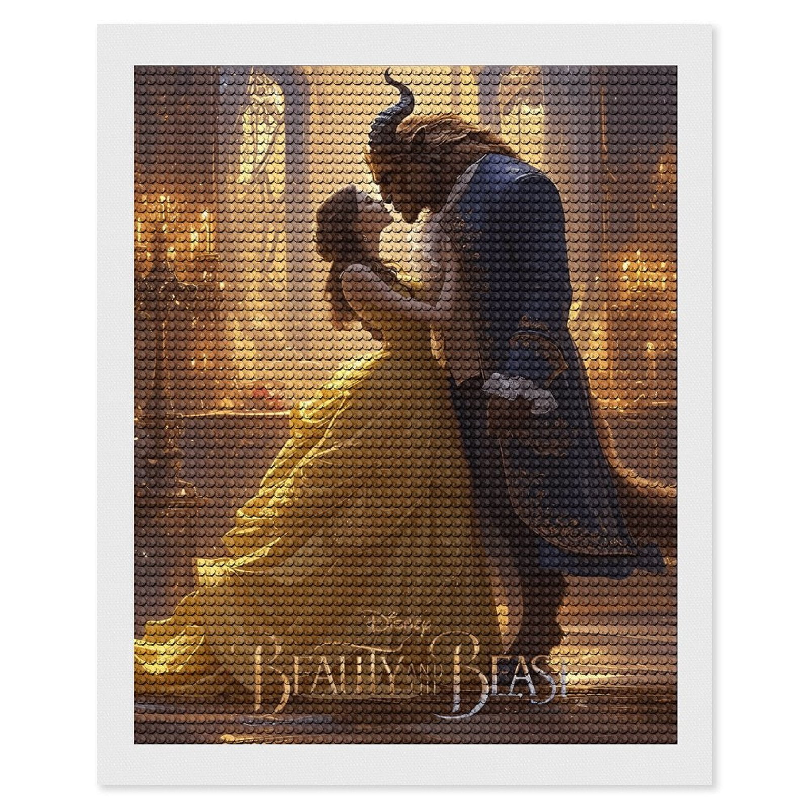 Beauty And The Beast Diamond Arts Kits for Adults Diamond Art Gem Art ...