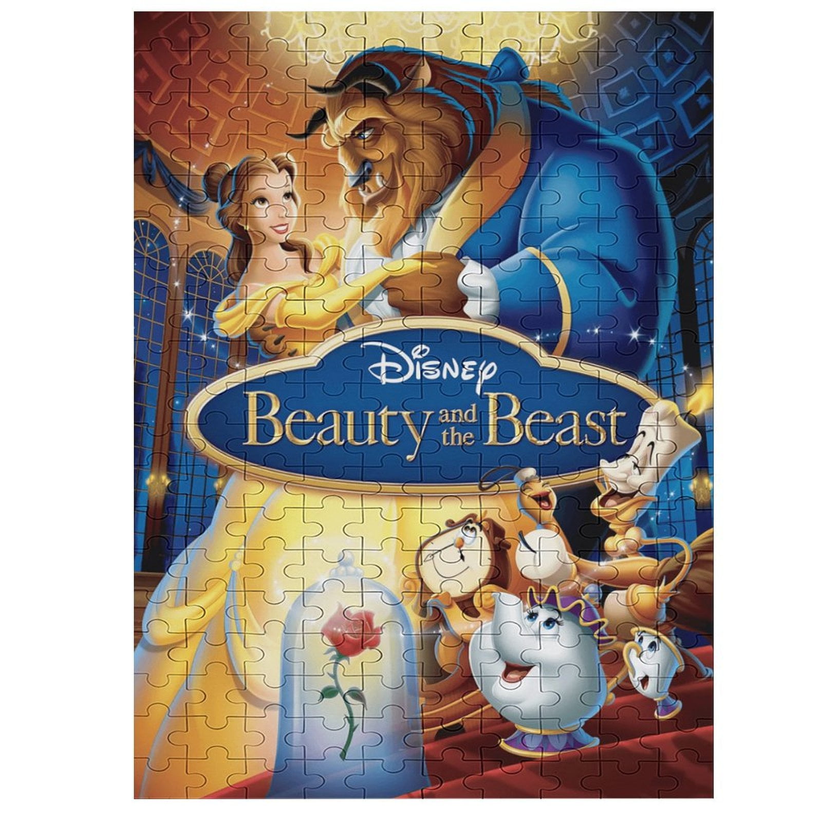 Beauty And The Beast Puzzle - 200 Piece Jigsaw Puzzle For Adults Kids ...