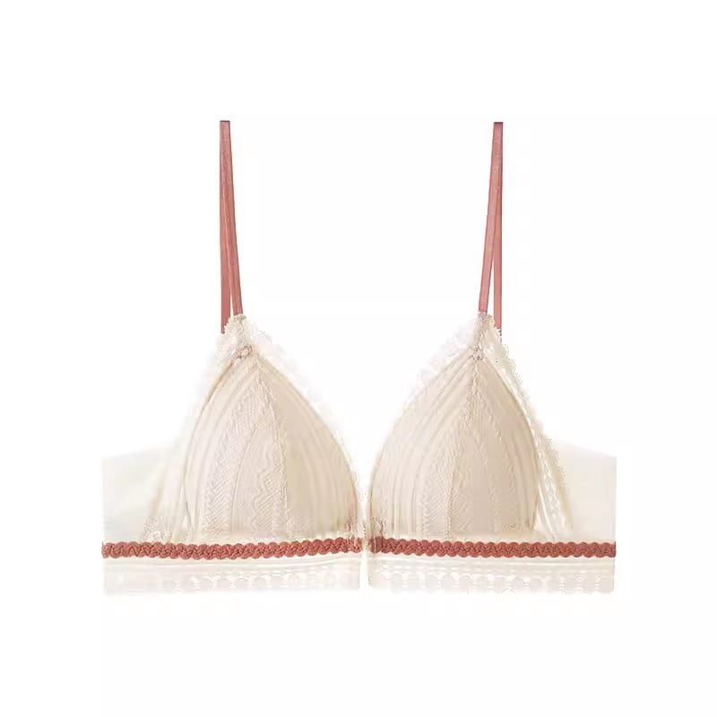 Beauty Back Front Button Underwear Women's Summer Thin French Style ...