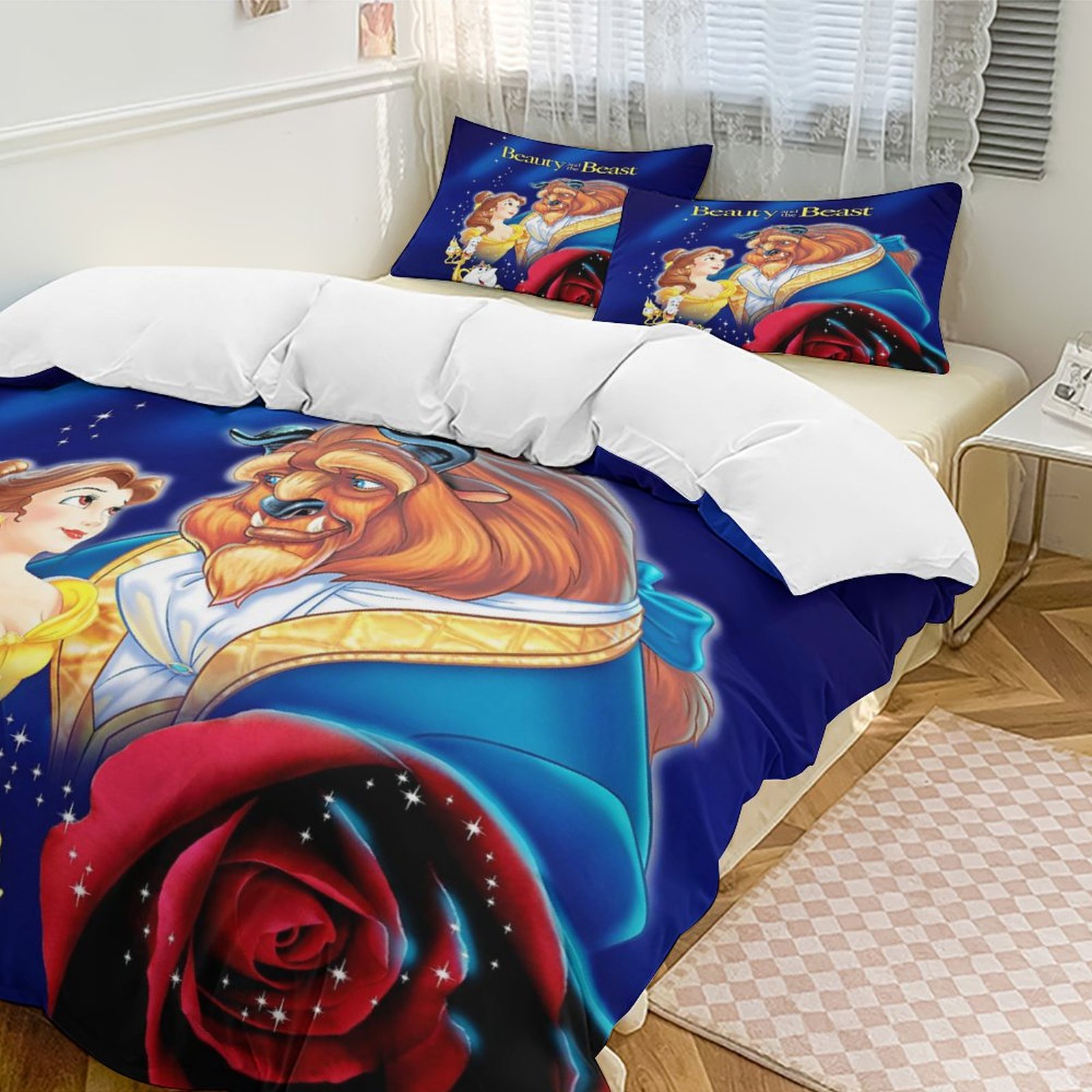 Beauty The Be-as 3 Piece Comforter Bedding 1 Set Super Soft Quilt Cover ...