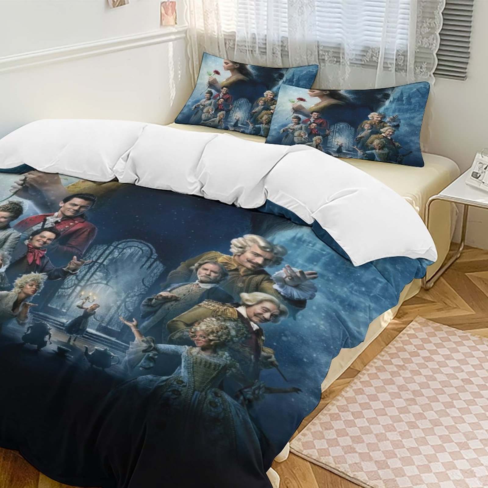 Beauty The Be-as 3 Piece Comforter Bedding 1 Set Super Soft Quilt Cover ...