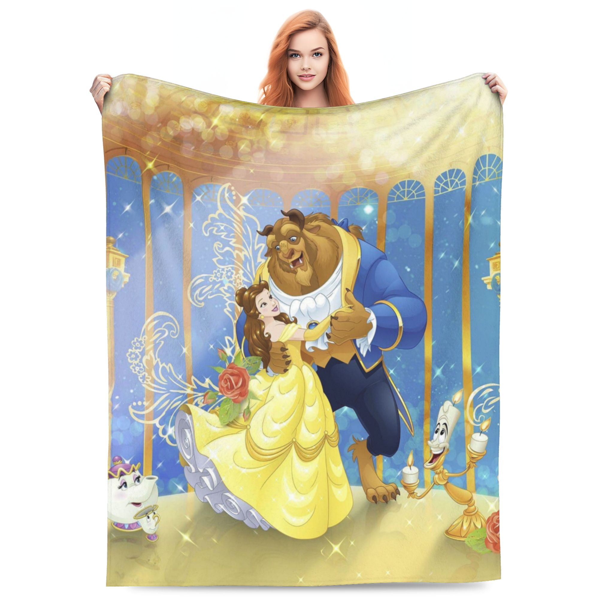 Beauty The Be-as Bed Blanket 3D Printed Throw Blanket Lightweight Super ...