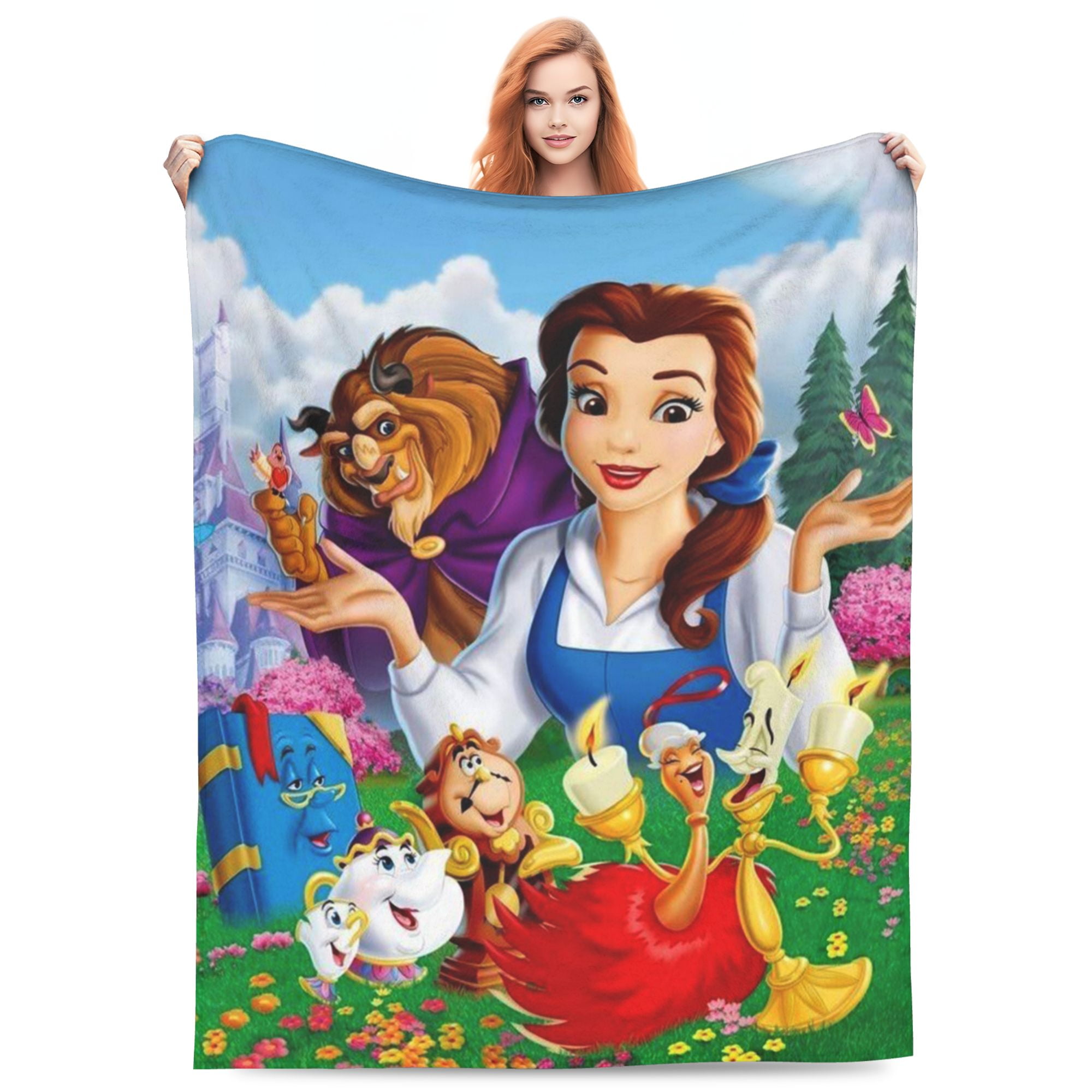 Beauty The Be-as Bed Blanket 3D Printed Throw Blanket Lightweight Super ...