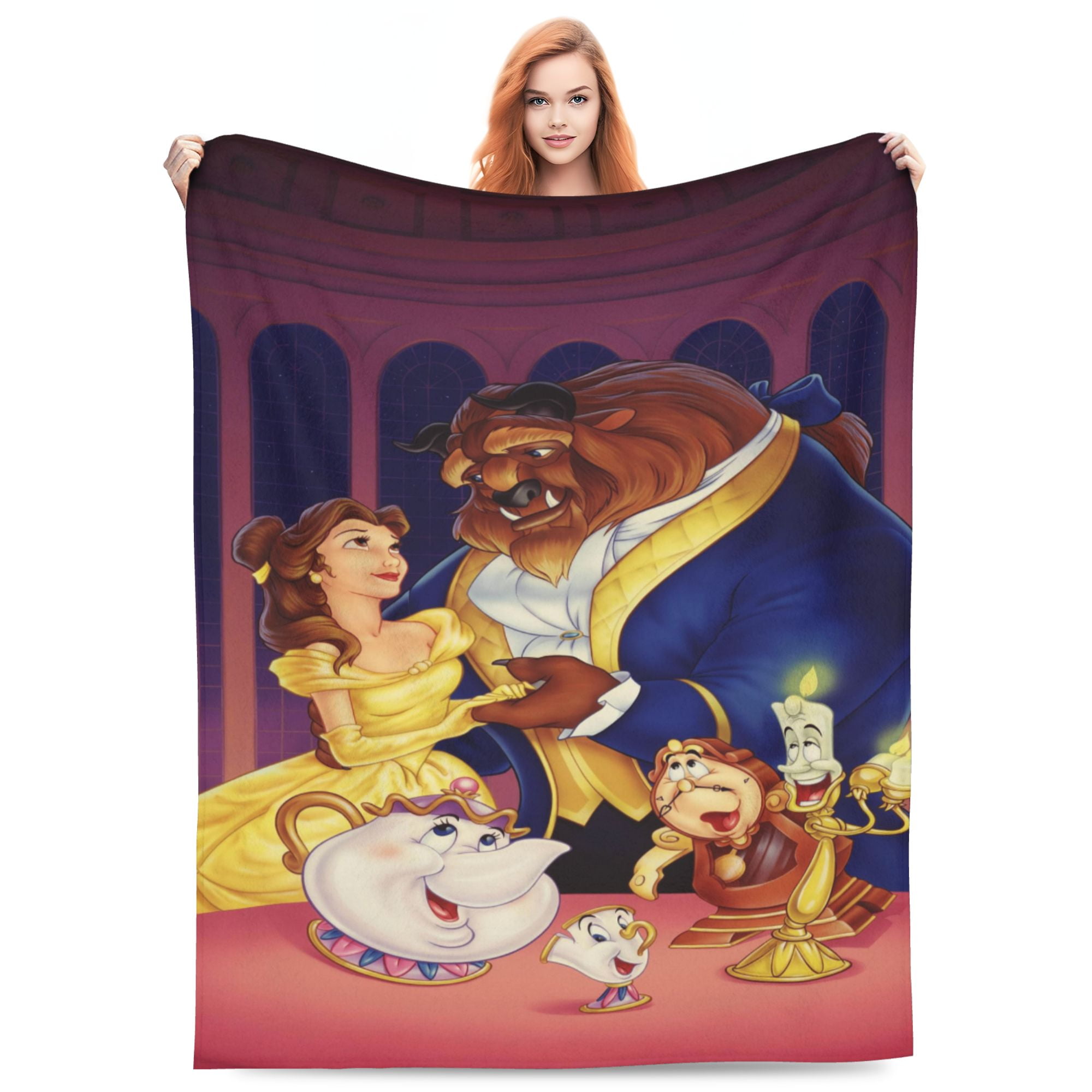 Beauty The Be-as Bed Blanket 3D Printed Throw Blanket Lightweight Super ...