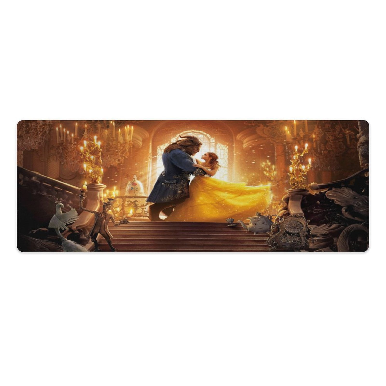 Beauty And The Beast Desk Pad Mouse Pad, Large Gaming Mouse Mat with ...