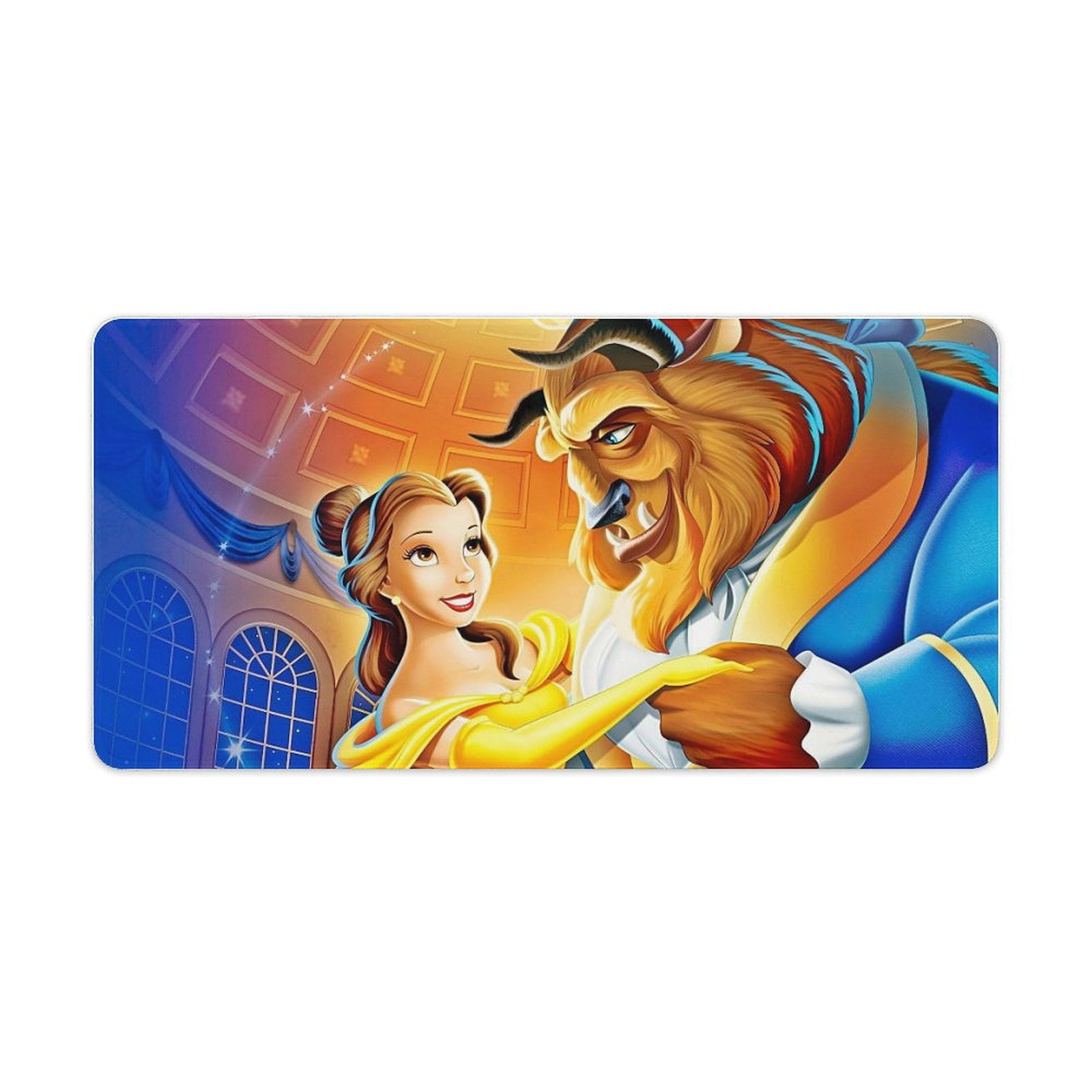 Beauty And The Beast Desk Pad Mouse Pad, Large Gaming Mouse Mat with ...