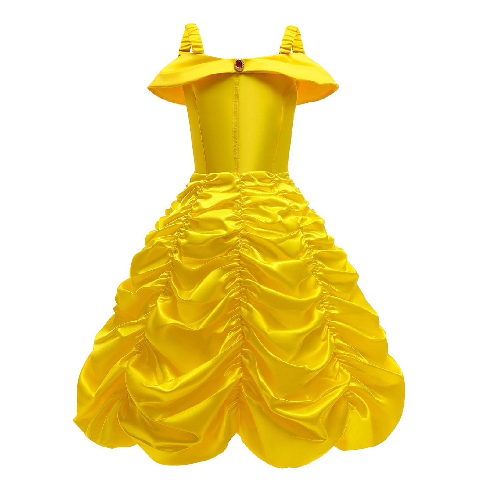 Beauty Beast Yellow Princess Dress Cosplay Costumes, Halloween Fairy ...