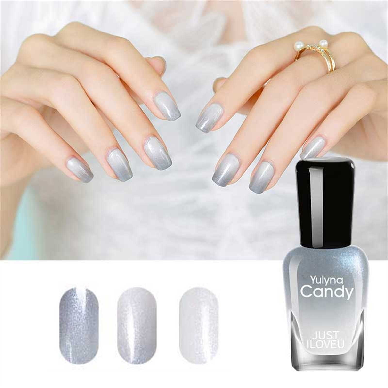 Beauty of Blekii Temperature Change Nail Polish Color Temperature Control Nail Polish No Bake ...