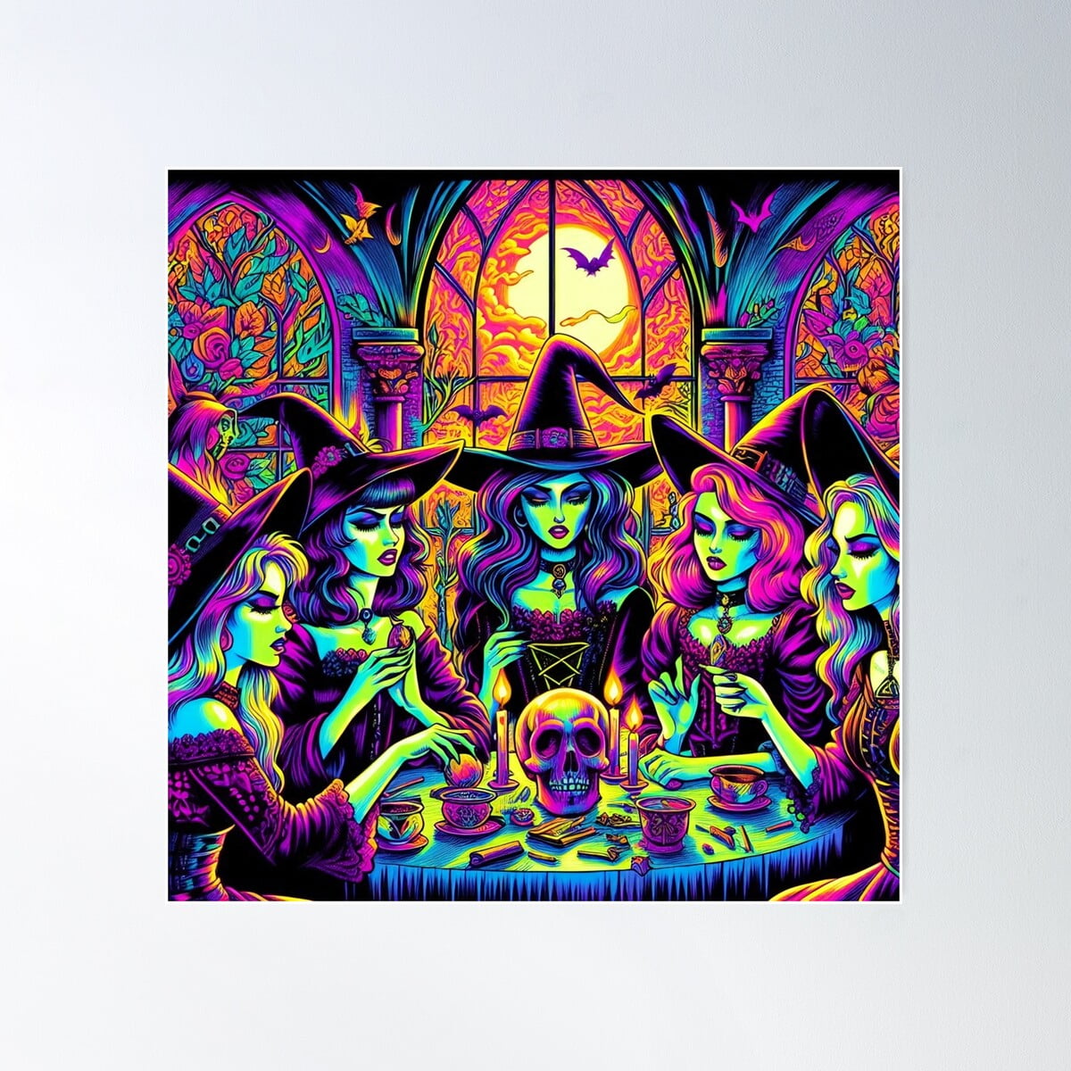 Beauty By The Coven Poster Wall Art, Modern Wall Decor For Living Room ...