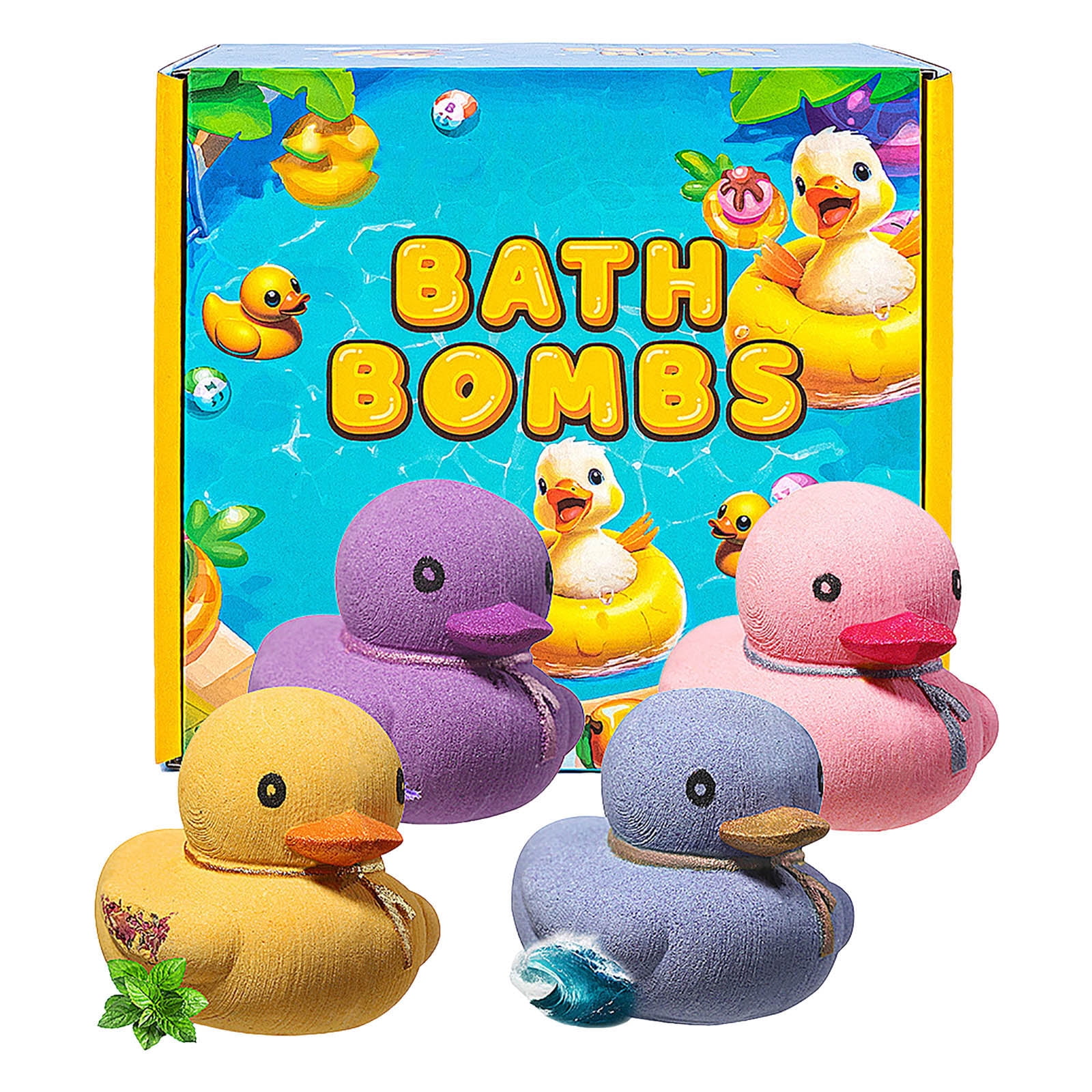 Beauty Care Bath Bombs 4 Natural Bath Bomb Gift Set Handmade Bubble ...