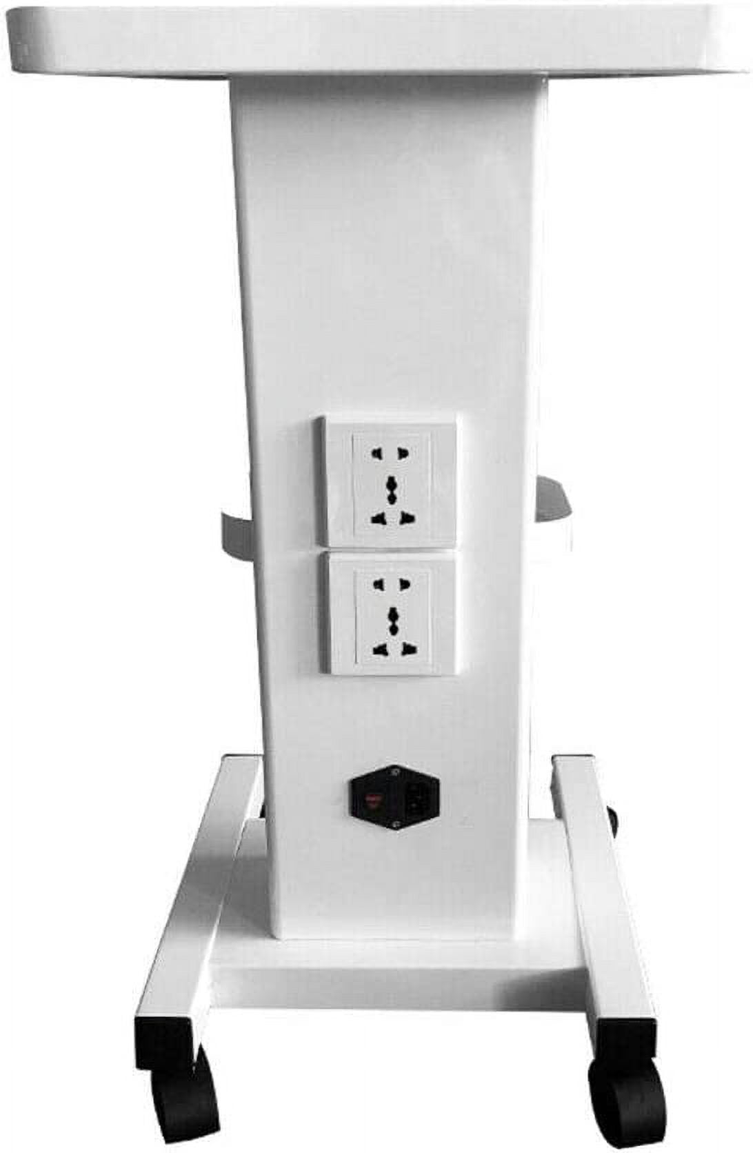 Beauty Cart with Wheels and US Socket, Salon Trolley Rolling Tray Carts ...