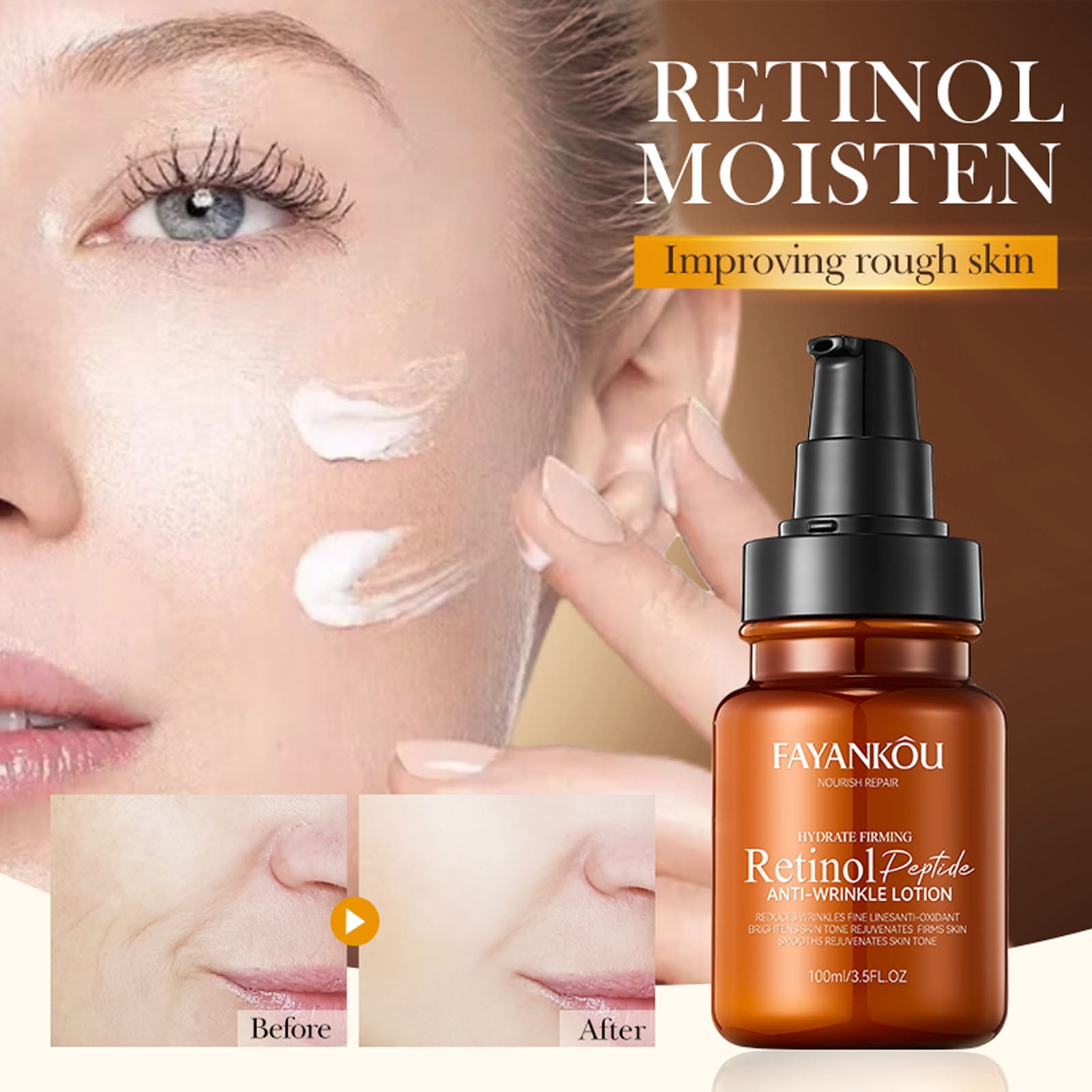 Beauty Clearance Under $10 Retinol Peptide Antied Wrinkle Essenced Milk ...