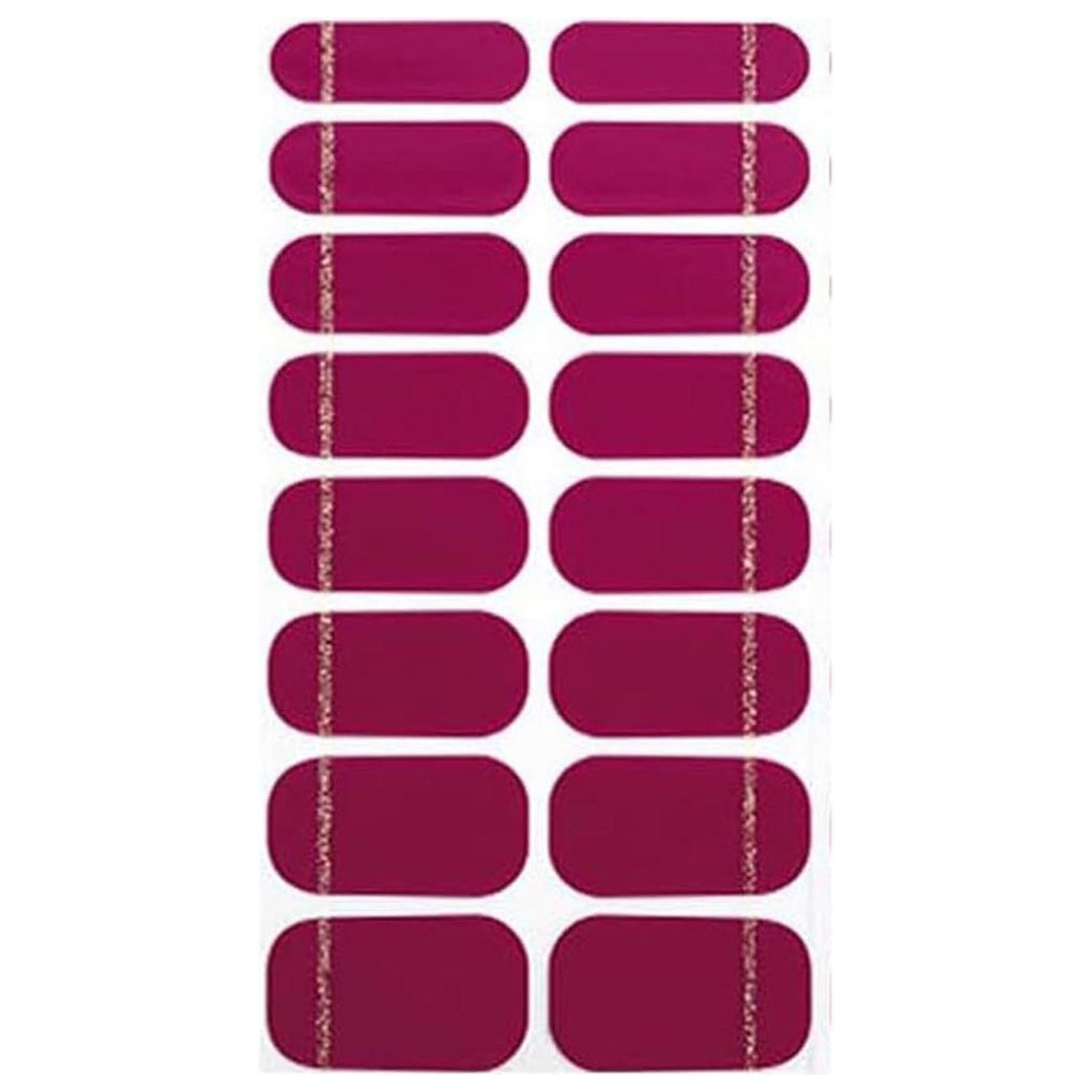 Beauty Under $15 16 Strips Polish Sticker Stickers Set For Nails Polish ...