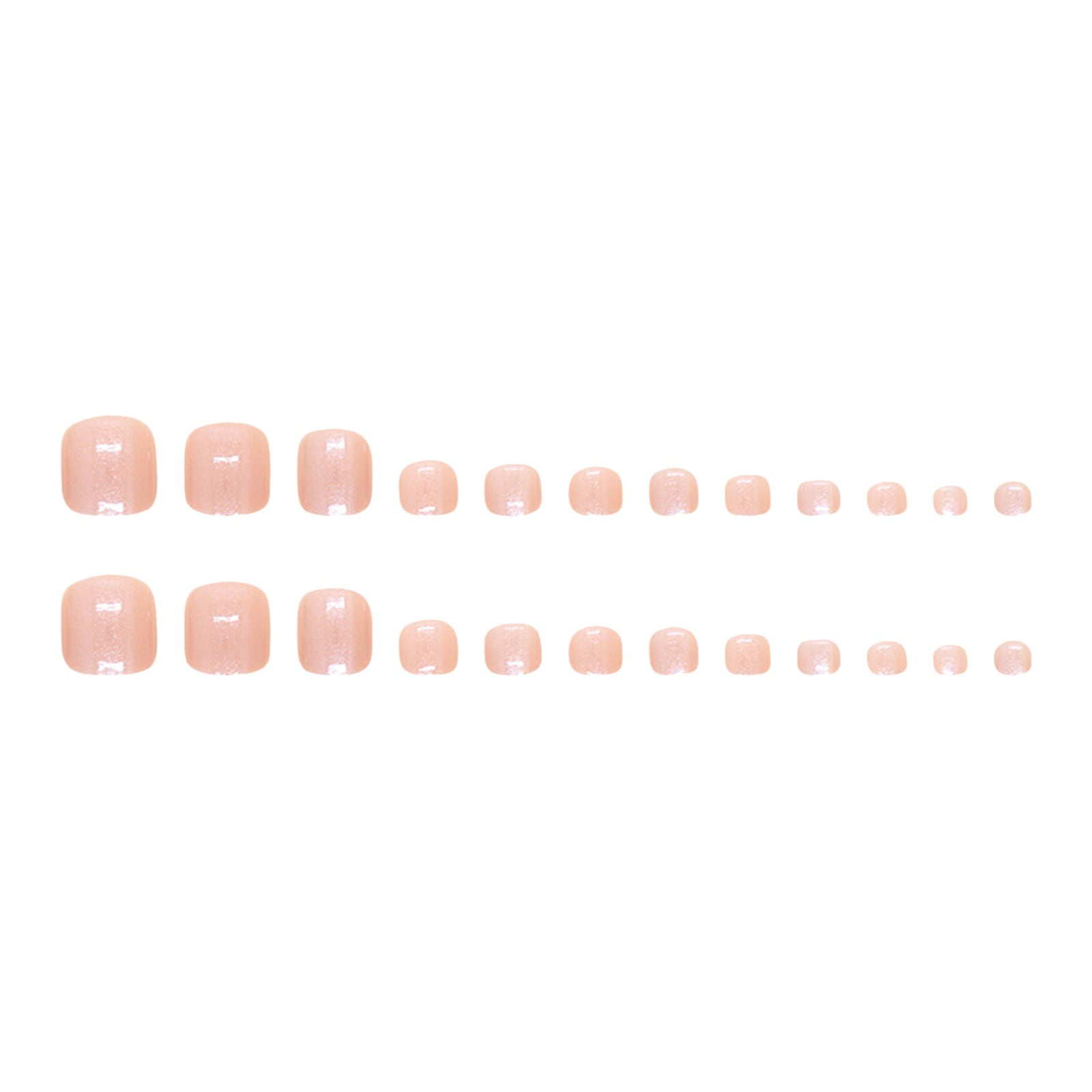 Beauty Clearance - On Toenails Short Toenail Ons Square Light Weight ...