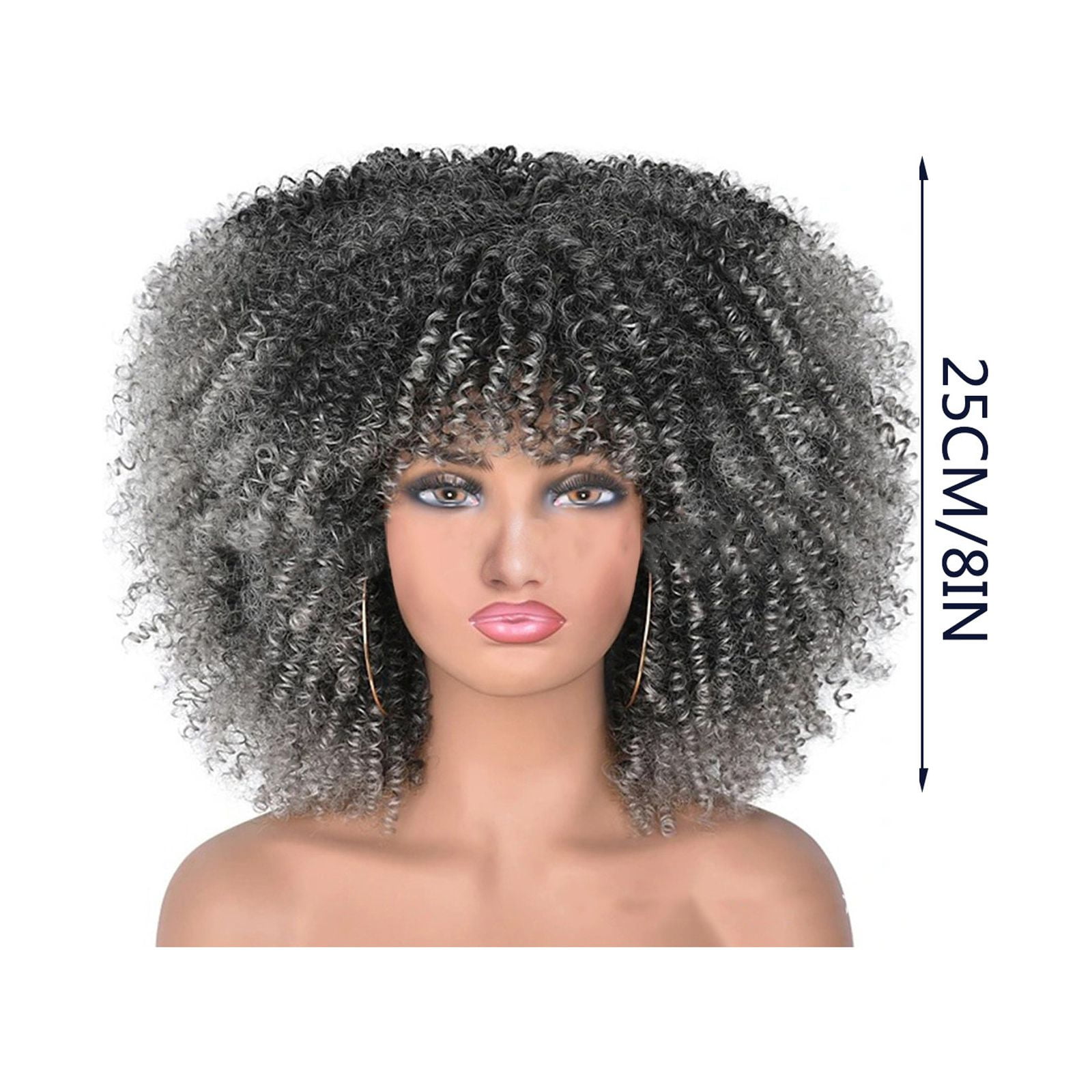 Beauty Under $10 Fashion Wig Curly Hair Explosion High Temperature Silk ...