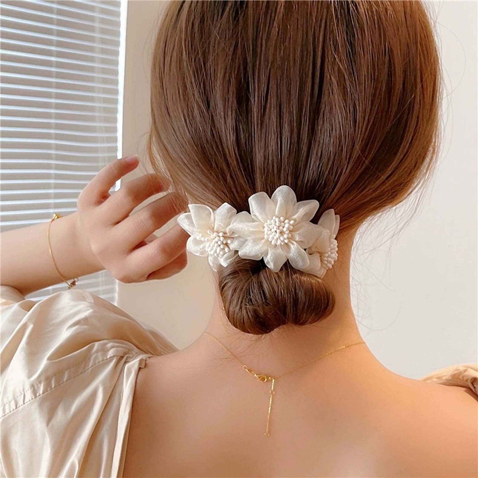 Beauty Clearance Under $10 Super Organza Flower Head Hair Dispenser ...